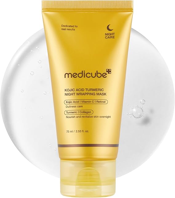 Medicube Kojic Acid Turmeric Night Wrapping Mask - 75ml - Beauty Shop